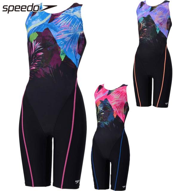 スピード レディース ナヘレルースンニースキン 水泳 ウェア 競技 フィットネス水着 ストレッチ 運動 スポーツ ブルー 青 ピンク 送料無料 speedo SFW12567