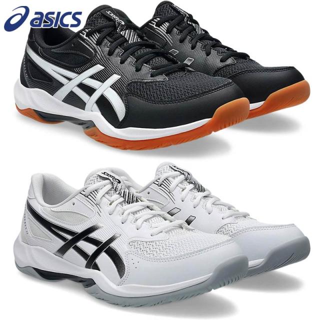 3E相当 幅広 ワイド アシックス メンズ レディース GEL-ROCKET 12 バレーボール 競技 靴 シューズ ローカット 紐靴 運動 スポーツ ホワイト 白 ブラック 黒 送料無料 asics 1073A081