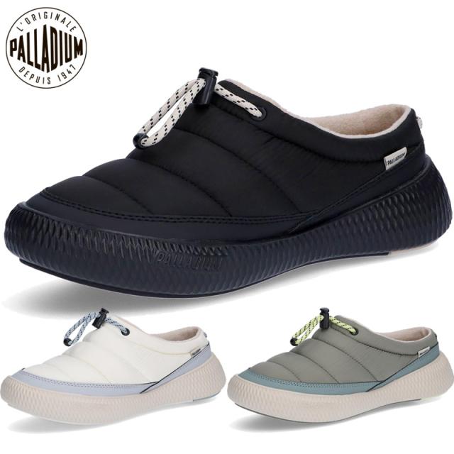 パラディウム レディース PALLANOVA PAD MULE 靴 シューズ カジュアル おしゃれ 可愛い ミュール サボ スリッポン ハンズフリー 快適 秋冬用 ホワイト 白 ブラック 黒 カーキ 送料無料 PALLADIUM 99511