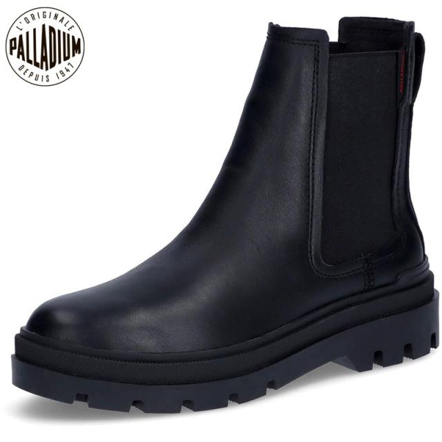 パラディウム レディース PALLAGRADE CHELSEA L ブーツ 靴 シューズ ショート おしゃれ サイドゴア カジュアル クラシック チェルシー フェミニン レザー ブラック 黒 送料無料 PALLADIUM 99521