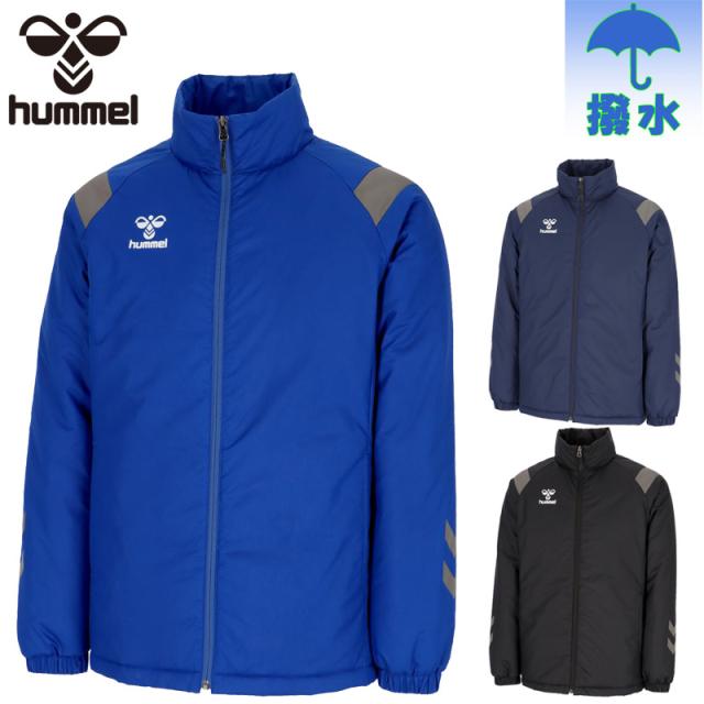 ヒュンメル メンズ レディース トライアルエアージャケット サッカー アパレル 競技 長袖 アウター 中綿 防寒 保温 防風 撥水 ブラック 黒 ネイビー ブルー 青 送料無料 hummel HAW2200