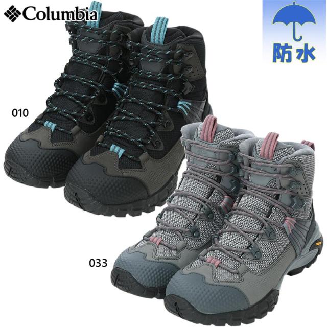 コロンビア レディース ジオテラ アウトドライ スニーカー 靴 シューズ ハイキング 登山 防水 耐久 柔軟 防菌 防臭 ブラック 黒 グレー 灰色 送料無料 Columbia BL8278