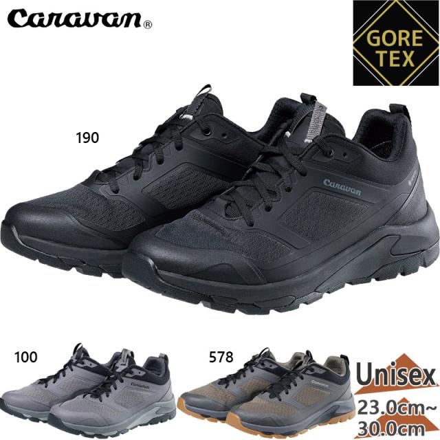 3E 幅広 ワイド キャラバン メンズ レディース C1_DL LOW スニーカー 靴 シューズ トレッキング アウトドア ローカット ブラック 黒 グレー カーキ 灰色 送料無料 Caravan 0010121