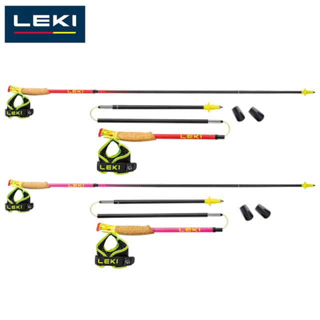 レキ キャラバン メンズ レディース ウルトラトレイル FX.ONE スーパーライト 競技 トレイルランニング ポール 三段折り畳み 競技用 軽量 レッド 赤 ピンク 送料無料 Caravan 1300453