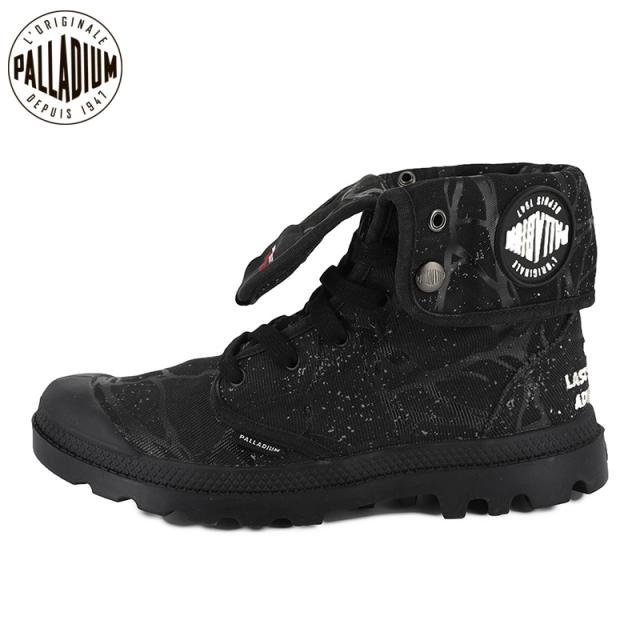 Stranger Things 限定コラボ商品 パラディウム レディース BAGGY HOPPER TUNNELS スニーカー 靴 シューズ ブラック 黒 送料無料 PALLADIUM 94625