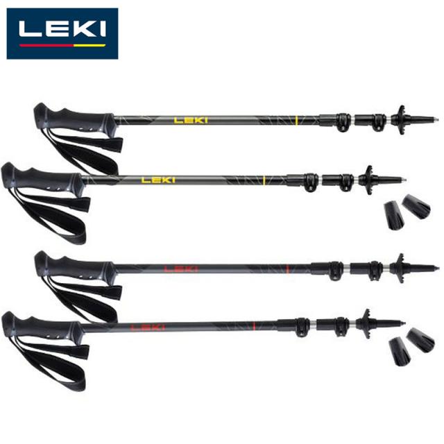 レキ キャラバン メンズ レディース ジャーニーライト 競技 登山 トレッキング ポール スピードロック グレー レッド 赤 灰色 送料無料 Caravan 1300450