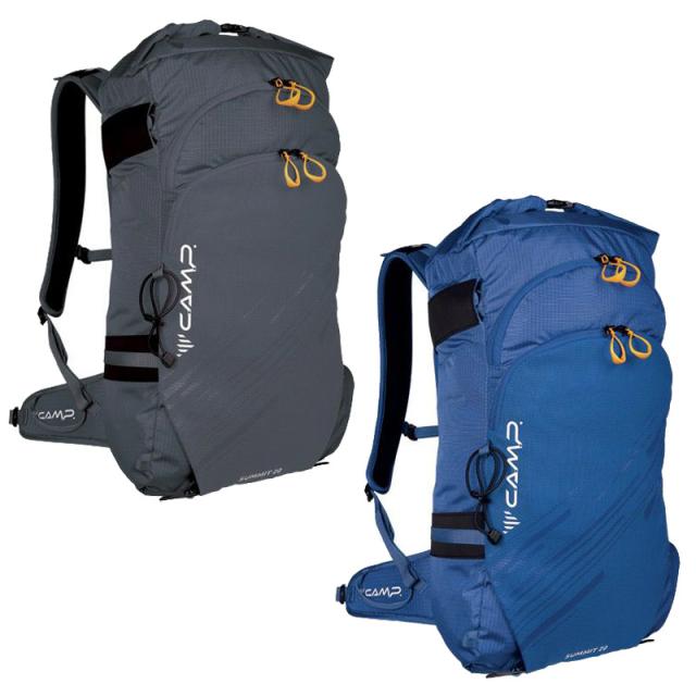20L CAMP-OUTDOOR（カンプ アウトドア） キャラバン メンズ レディース SUMMIT 20 バッグ 鞄 リュックサック バックパック 登山 スキー 雪 ハイキング グレー ブルー 青 灰色 送料無料 Caravan 5338000