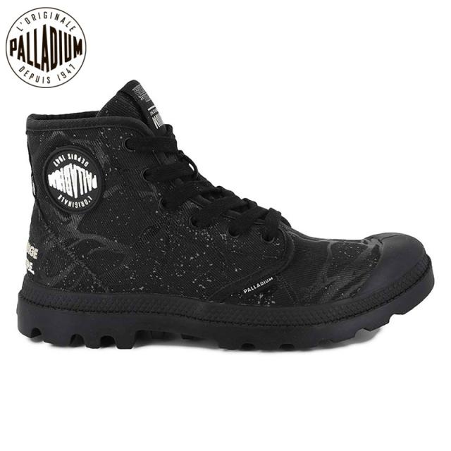 パラディウム レディース パンパ ハイ トンネルズ PAMPA HI TUNNELS ストレンジャー・シングス スニーカー 靴 シューズ ハイカット コラボモデル ブラック 黒 送料無料 PALLADIUM 94626