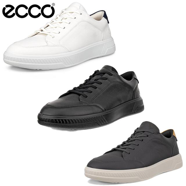 エコー メンズ ECCO Move M 靴 シューズ カジュアル 高級レザーパッド入り 快適 シューレース インレイソール モダン ホワイト 白 送料無料 ECCO 551604