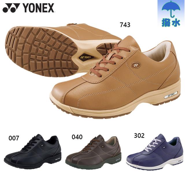 3.5E 幅広 ワイド ヨネックス(ウォーキング) レディース パワークッションLC41 スニーカー 靴 シューズ ウォーキング 旅行 散歩 撥水人工皮革 ブラック 黒 ブラウン 茶色 送料無料 YONEX SHWLC41