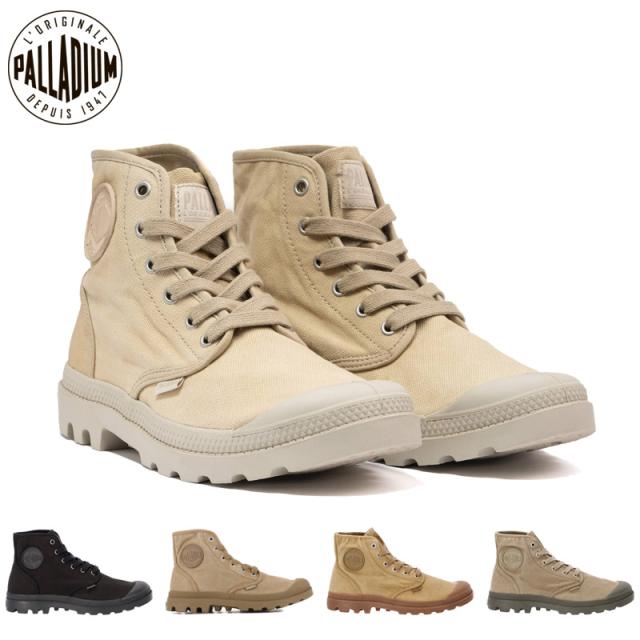 パラディウム メンズ PAMPA HI スニーカー 靴 シューズ ハイカット 定番 お出掛け カジュアル ブラック 黒 ブラウン グリーン 茶色 緑 送料無料 PALLADIUM 02352