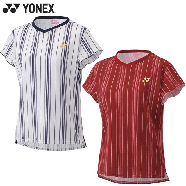 ヨネックス レディース ウィメンズゲームシャツ テニス バドミントン ウェア 競技 半袖 トップス UVカット 吸汗速乾 制電 送料無料 YONEX 20799