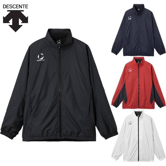 デサント メンズ ウィンドブレーカージャケット アパレル トップス アウター 長袖 防風 裏起毛 保温 撥水 運動 スポーツ ホワイト 白 ブラック 黒 ネイビー レッド 赤 送料無料 DESCENTE ST5FWBT0M