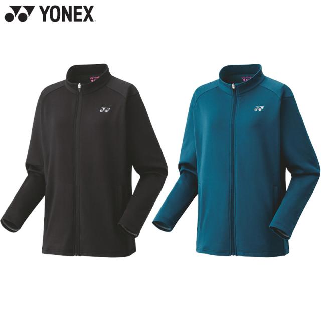 ヨネックス レディース ウィメンズニットウォームアップシャツ テニス ウェア 競技 アウター トップス 長袖 吸汗速乾 制電 運動 スポーツ ブラック 黒 ブルー 青 送料無料 YONEX 58113