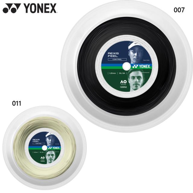 ヨネックス メンズ レディース レクシスフィール125(200m) テニス アクセサリー 競技 ガット 日本製 FRF製法 プラズマ照射 フォルティモ ホワイト 白 ブラック 黒 送料無料 YONEX TRFL125R2