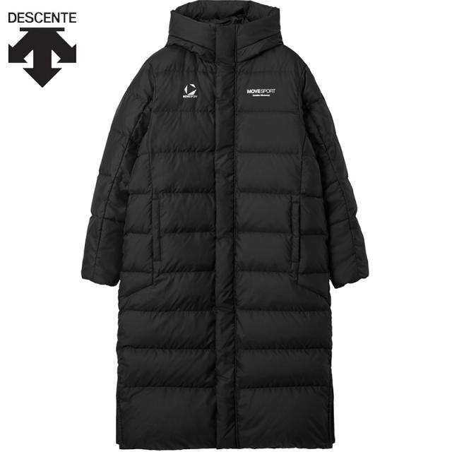デサント メンズ ロングダウンコート アパレル 防寒 防風 冬 撥水 保温 運動 スポーツ ブラック 黒 送料無料 DESCENTE ST5FDJ00M