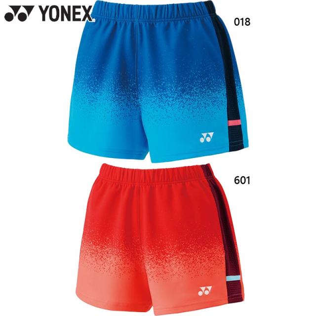 ヨネックス レディース ウィメンズニットショートパンツ テニス ウェア 競技 ボトムス UVカット 吸汗速乾 制電 ストレッチ 運動 スポーツ ブルー 青 ピンク 送料無料 YONEX 25110