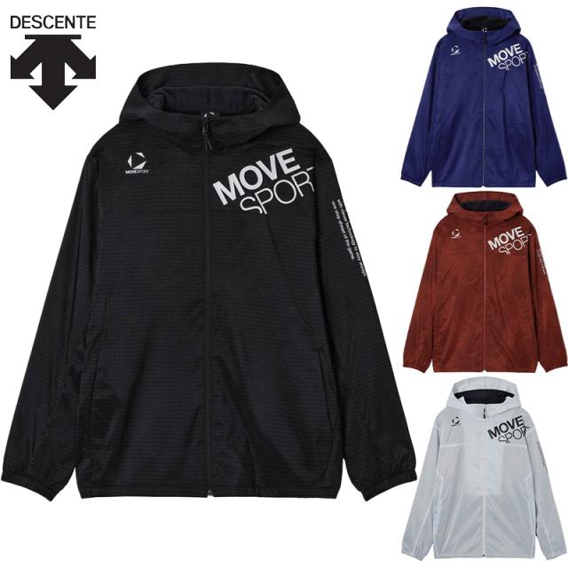 デサント メンズ HEATNAVIブラッシュド 総柄フルジップフーディー アパレル トレーニング アウター ウインドブレーカー 長袖 撥水 保温 運動 スポーツ ホワイト 白 ブラック 黒 送料無料 DESCENTE ST5FWB30M