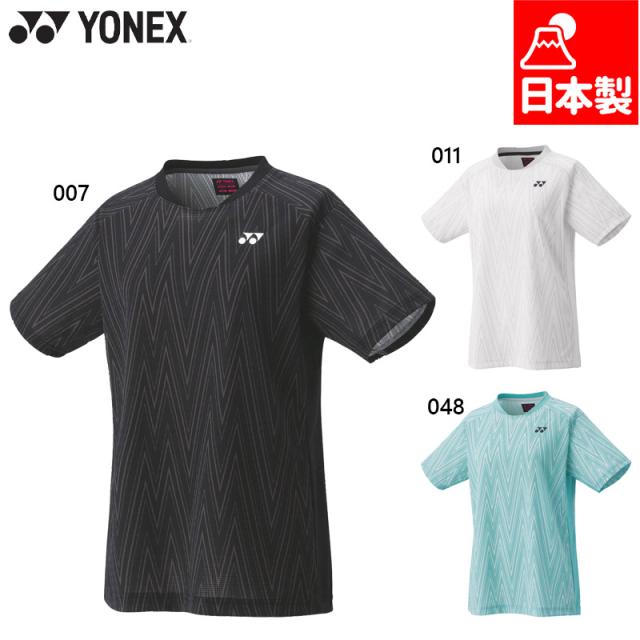 ヨネックス レディース ウィメンズゲームシャツ バドミントン ウェア 競技 テニス 半袖 ホワイト 白 ブラック 黒 グリーン 緑 送料無料 YONEX 20886