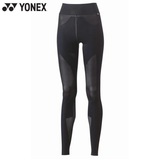 ヨネックス レディース ウィメンズロングスパッツ バドミントン ウェア 競技 インナー アンダーウェア UVカット ストレッチ 黒 ブラック 黒 送料無料 YONEX STBA2513