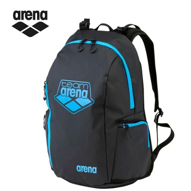 約30L デサント メンズ レディース team arena バックパック バッグ 鞄 水泳 リュック 撥水 運動 スポーツ ブラック 黒 送料無料 DESCENTE AS5SBP30U