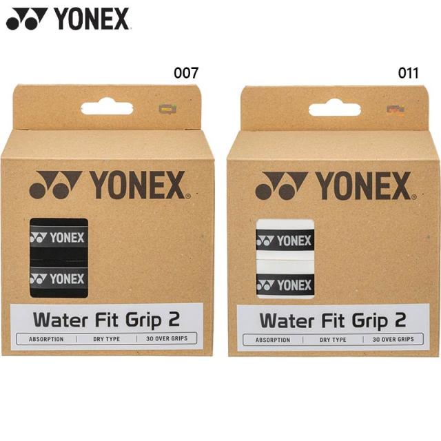ヨネックス メンズ レディース ウォーターフィットグリップ2(30本入り) テニス アクセサリー 競技 グリップテープ ドライタイプ 吸汗 運動 スポーツ ホワイト 白 ブラック 黒 送料無料 YONEX AC150-30