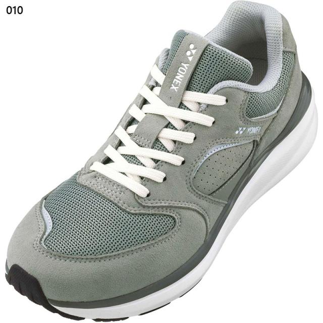 3.5E 幅広 ワイド ヨネックス レディース パワークッション123 スニーカー 靴 シューズ ウォーキング 旅行 散歩 お出かけ 撥水 ブラック 黒 グレー ネイビー ベージュ 灰色 送料無料 YONEX SHW123