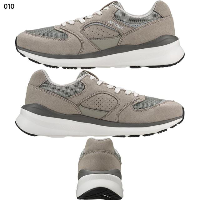 3.5E 幅広 ワイド ヨネックス レディース パワークッション123 スニーカー 靴 シューズ ウォーキング 旅行 散歩 お出かけ 撥水 ブラック 黒 グレー ネイビー ベージュ 灰色 送料無料 YONEX SHW123