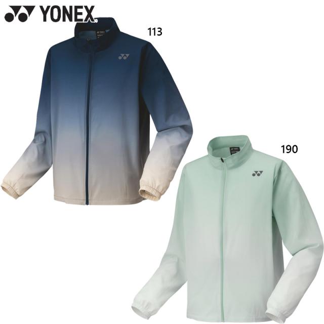 ヨネックス メンズ レディース ユニウォームアップシャツ(フィットスタイル) テニス ウェア 競技 バドミントン 長袖 UVカット 制電 ブルー 青 送料無料 YONEX 50171