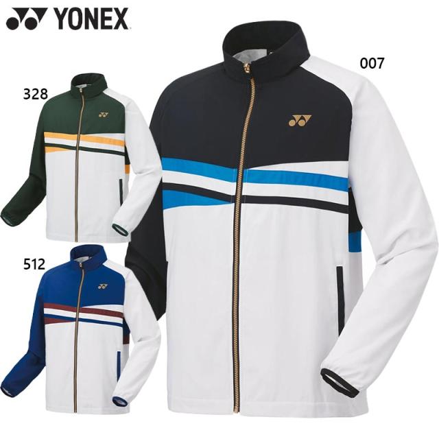 ヨネックス メンズ レディース ユニ裏地付ウィンドウォーマーシャツ(フィットスタイル) バドミントン ウェア 競技 アウター 長袖 撥水 反射 スポーツ ブラック 黒 ネイビー カーキ 送料無料 YONEX 70101