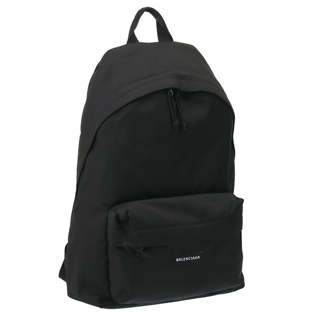 【タイムセール&クーポン5%OFF】バレンシアガ／BALENCIAGA EXPLORER BACKPACK・エクスプローラーバックパックロゴ入り・ナイロンバックパック・リュックサック(ブラック) 5503221 2VZ37 1000／BLACK[返品無料]
