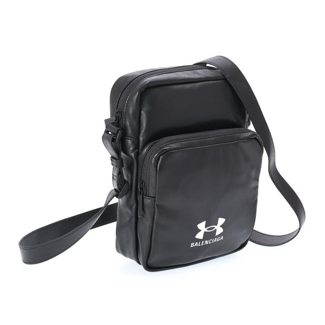【12月SALE＆クーポン5%OFF】バレンシアガ×アンダーアーマー／BALENCIAGA*Under Armour? CROS POUCH・クロスポーチ 斜め掛けショルダーバッグ・クロスボディ(ブラック) 811907 2ABJJ 1000／BLACK[返品無料]