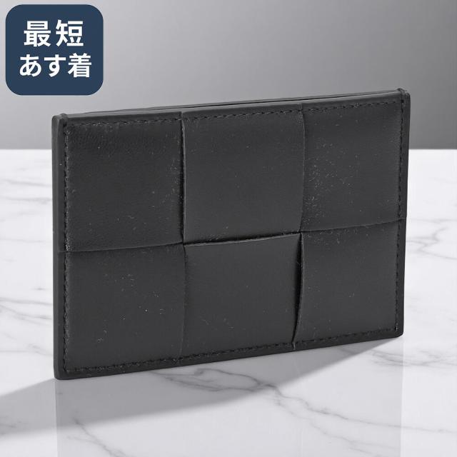【クーポン5%OFF】ボッテガヴェネタ／BOTTEGA VENETA カセット クレジットカードケース(ブラック) 742693 VCQC4 8425／BLACK[返品無料]