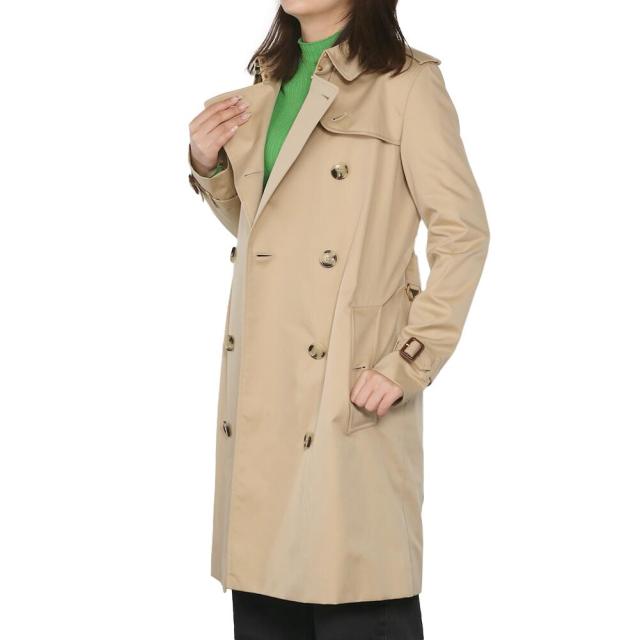 【タイムセール&クーポン5%OFF】バーバリー／BURBERRY MID‐LENGTH KENSINGTON HERITAGE TRENCH COAT・ミッドレンクス ケンジントン ヘリテージ トレンチコート レギュラーフィット (ハニー) 8079411／HONEY[返品無料]