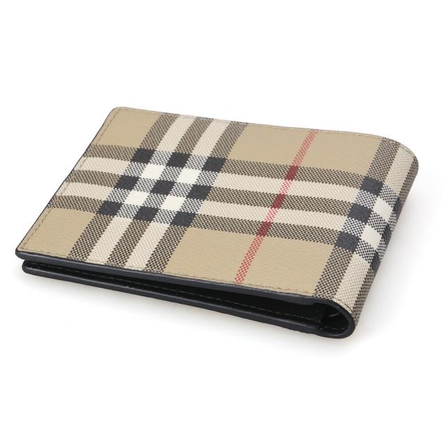 ポイント5倍】バーバリー／BURBERRY チェック バイフォールド