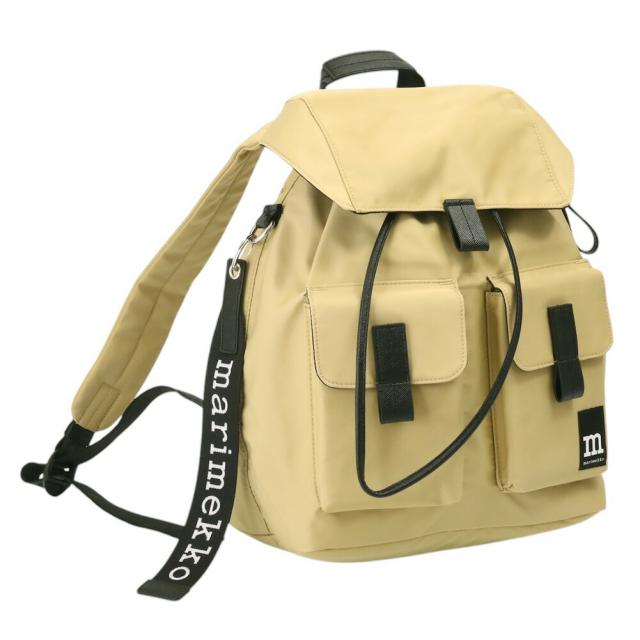 【タイムセール&クーポン5%OFF】マリメッコ／MARIMEKKO EVERYTHING BACKPACK L SOLID・エブリシング バックパックL北欧デザイン・バックパックLサイズ・デイパック・リュック(ピスタチオ・ベージュ) 93939 810PISTACHIO[返品無料]