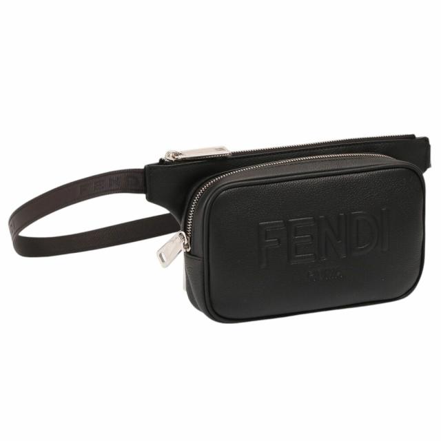 【タイムセール&クーポン5%OFF】 フェンディ／FENDI 斜め掛けショルダーバッグ・ボディバッグ・ウエストポーチ・クロスボディ(ブラック) 7VA605 AMAC F0GXN／BLACK[返品無料]