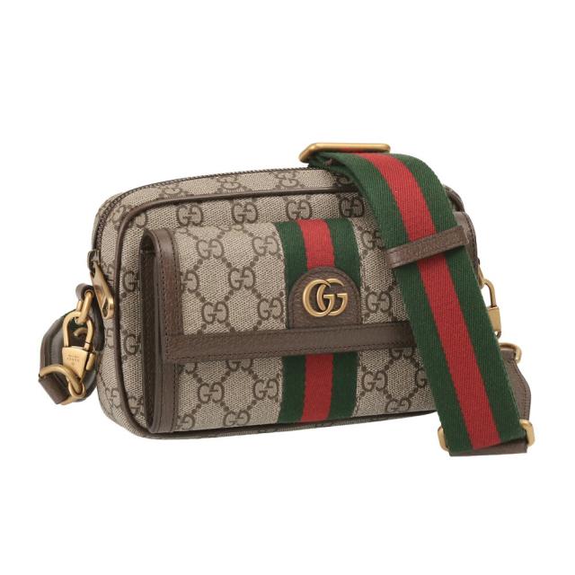 【クーポン5%OFF】グッチ／GUCCI オフィディア GGミニバッグ斜め掛けショルダーバッグ(ベージュ×エボニー) 746308 96IWT 8745／BEIGE*EBONY[返品無料]