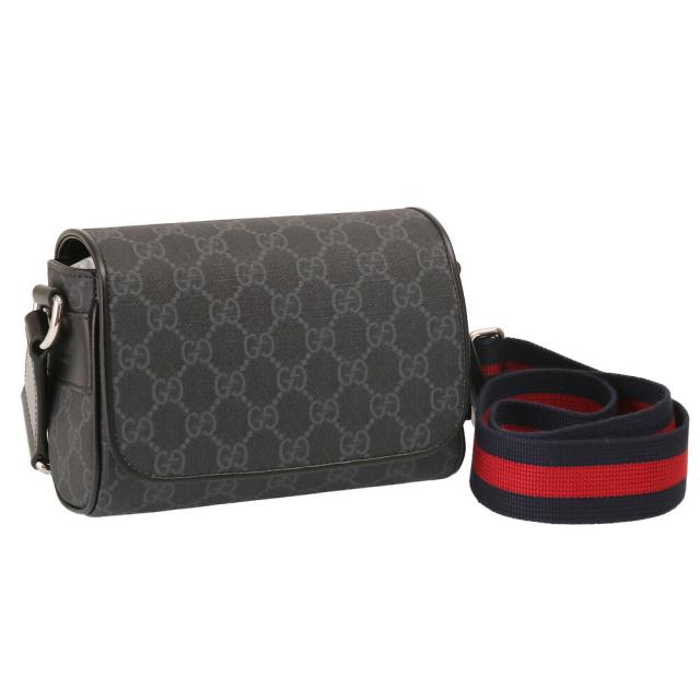 【クーポン5%OFF】グッチ／GUCCI GG スーパーミニバッグ 斜め掛けショルダーバッグ(ブラック) 791741 FADJA 1042／GG BLACK[返品無料]