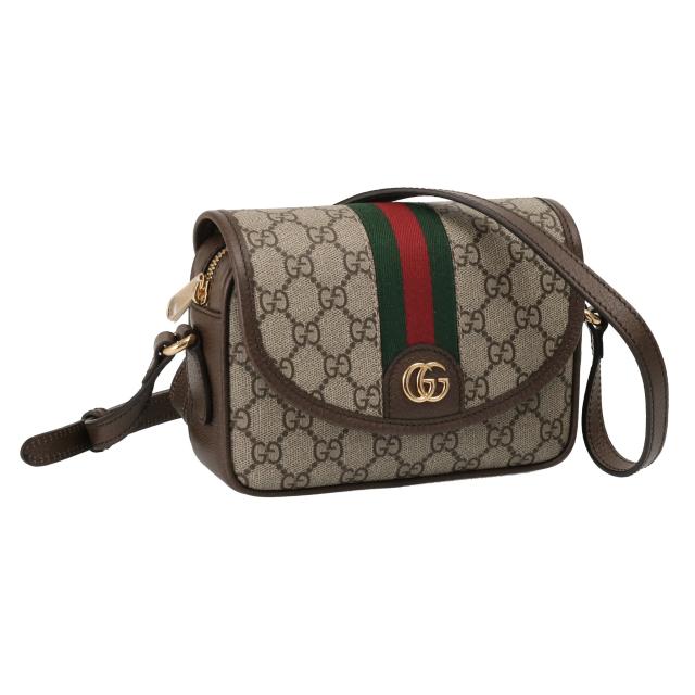 【クーポン5%OFF】グッチ／GUCCI オフィディア ミニ ショルダーバッグ 斜め掛けショルダーバッグ(ベージュ×エボニー) 772239 FACUJ 8745／BEIGE*EBONY[返品無料]