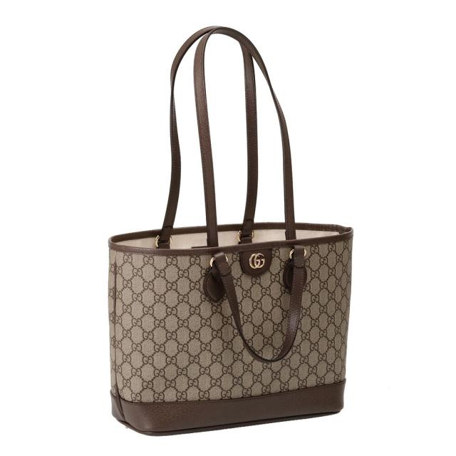 【タイムセール&クーポン5%OFF】グッチ／GUCCI オフィディア スモール トートバッグ  2WAYハンドル トート&ショルダーバッグ(ベージュ×エボニー・ブラウン)765043 K9GSG 8358／BEIGE*EBONY[返品無料]