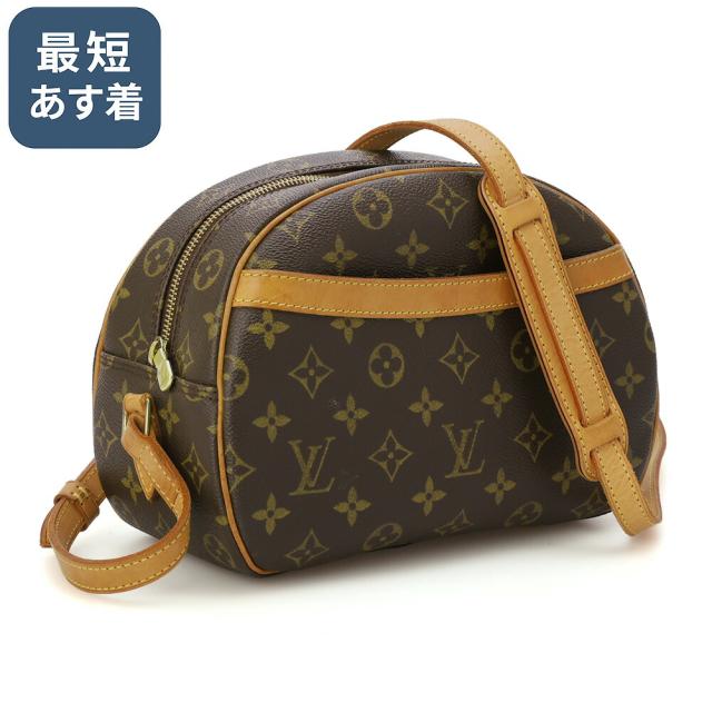 【タイムセール&クーポン5%OFF】 ルイ・ヴィトン／LOUIS VUITTON ブロワ 斜め掛けショルダーバッグ・クロスボディ(モノグラム) M51221／MONOGRAM／[中古][中古品-良い／B][返品無料]