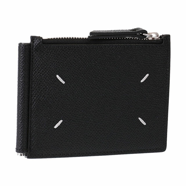 【クーポン5%OFF】メゾンマルジェラ／MAISON MARGIELA マネークリップ ウォレット 2つ折り財布(ブラック) SA1UI0018 P4745 T8013／BLACK[返品OK]