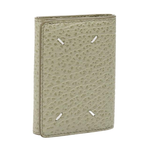 【タイムセール&クーポン5%OFF】メゾンマルジェラ／MAISON MARGIELA トリフォールド グレインレザーウォレット 3つ折り財布・ミニウォレット・コンパクトウォレット(グレージュ) S36UI0416 P4455 T8049／NUAGE[返品無料]