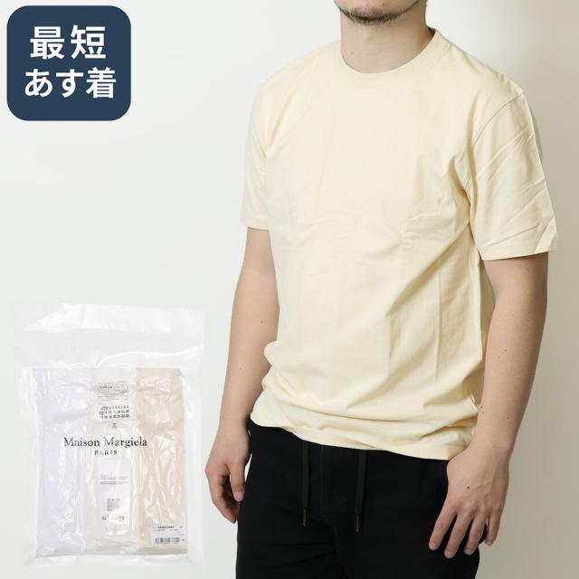 【タイムセール＆クーポン5%OFF】メゾンマルジェラ／MAISON MARGIELA オーガニック ジャージー Tシャツ 3枚セット レディース クルーネック半袖Tシャツ・カットソー S50GC0687 S23973 963[返品無料]
