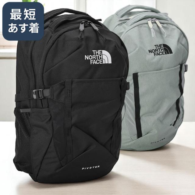 【クーポン5%OFF】ザ・ノースフェイス／THE NORTH FACE PIVOTER・ピボター バックパック・リュックサック・デイパック(ブラック・ミッドグレーダークヘザー) NF0A3VXD 4H01・AIE1／TNF BLACK-NPF・MID GREY DARK HEATHER[返品無料]