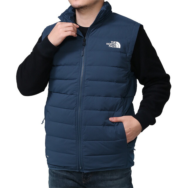 【タイムセール&クーポン5%OFF】ザ・ノースフェイス／THE NORTH FACE MEN’S BELLEVIEW STRETCH DOWN VEST・メンズ ベルビュー ストレッチ ダウン ベスト ジップアップ ダウンベスト・ロゴ入り・アウトドア(ブルー) NF0A7UJR HDC1／SHADY BLUE[返品無料]