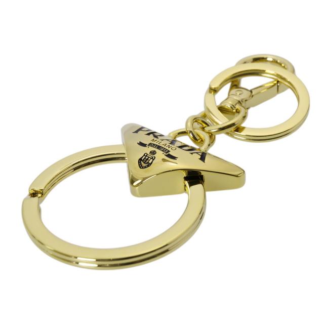 【クーポン5%OFF】プラダ／PRADA ”メタルキーリング