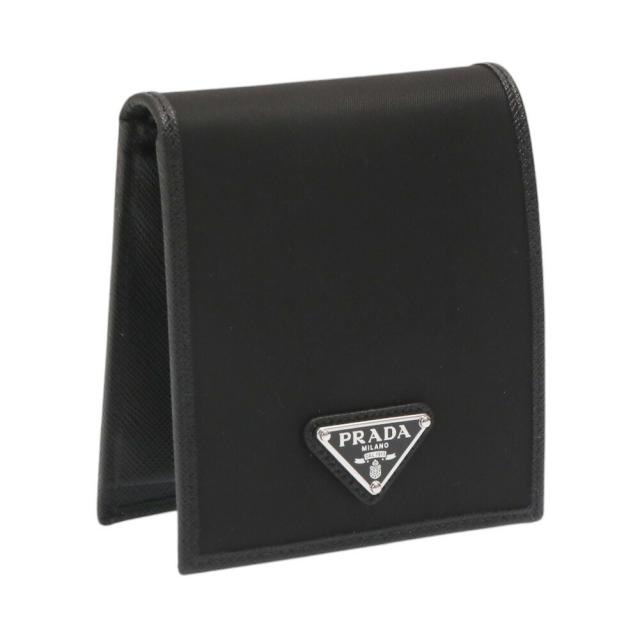【クーポン5%OFF】プラダ／PRADARe-Nylon 財布リサイクルナイロン・トライアングルロゴ 2つ折り財布(ブラック) 2MO738 2MO738  TESSUTO(2DMH)NERO[返品無料]