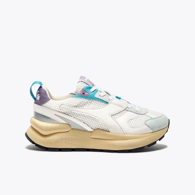 Diadora (ディアドラ) MERCURY ELITE URBAN WN ホワイト レディース スニーカー HERITAGEコレクション